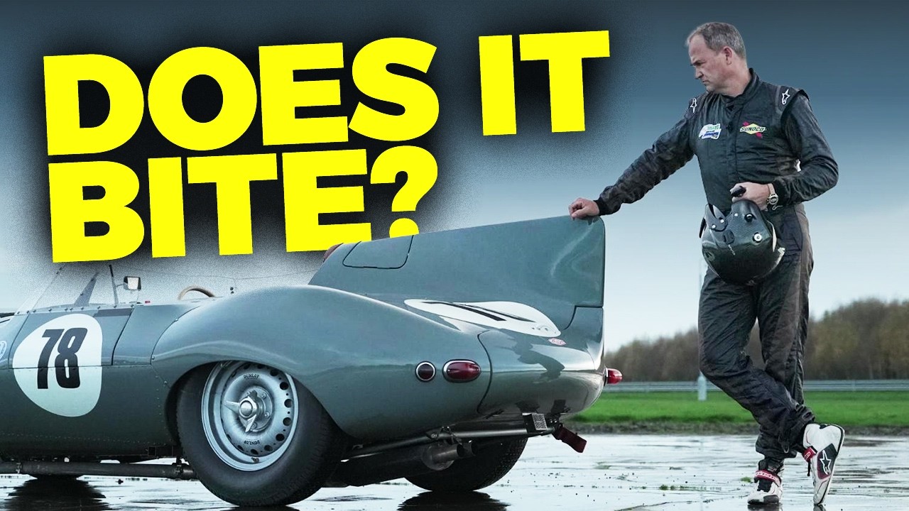 I test the ultimate modern-built D-Type 🚗💨