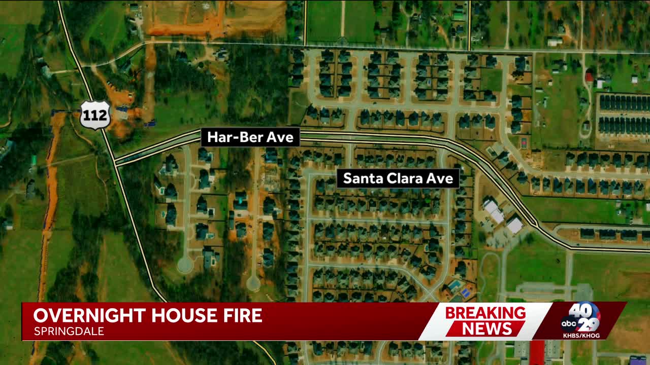 Springdale firefighter treated for injuries sustained fighting house fire