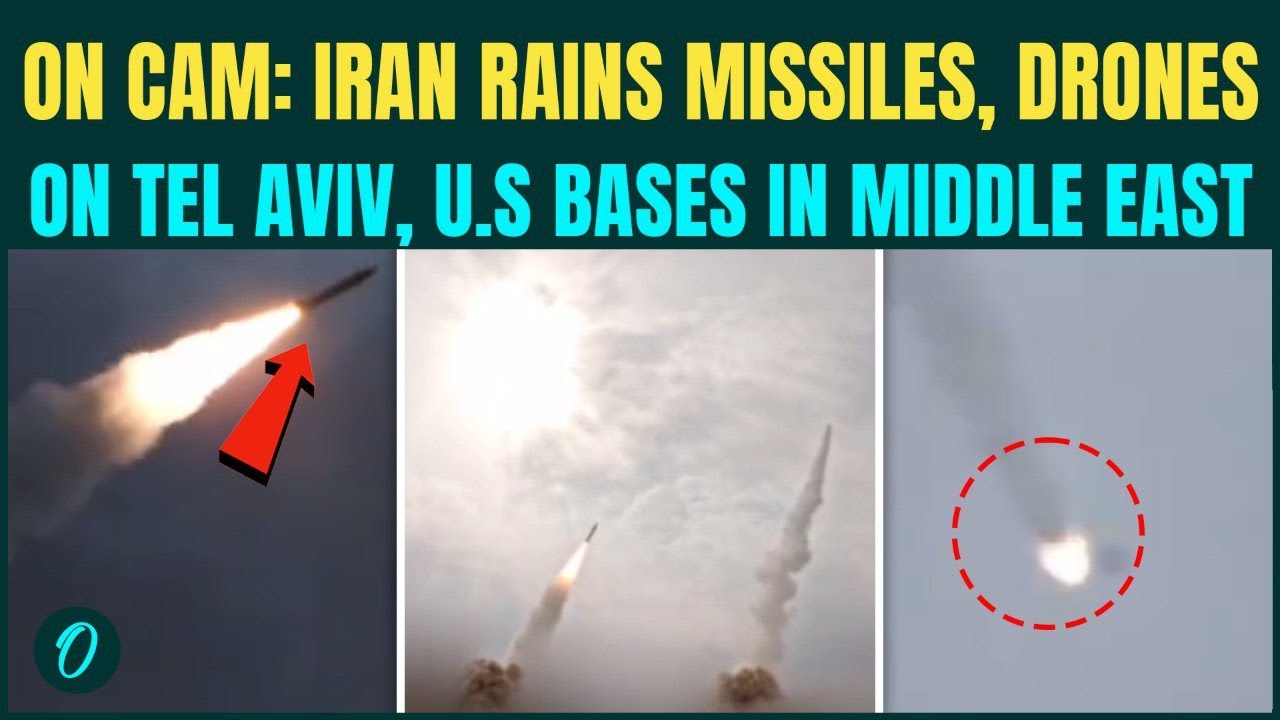 Raw footage: Iran’s missiles pound Tel Aviv in back-to-back attacks; US ...