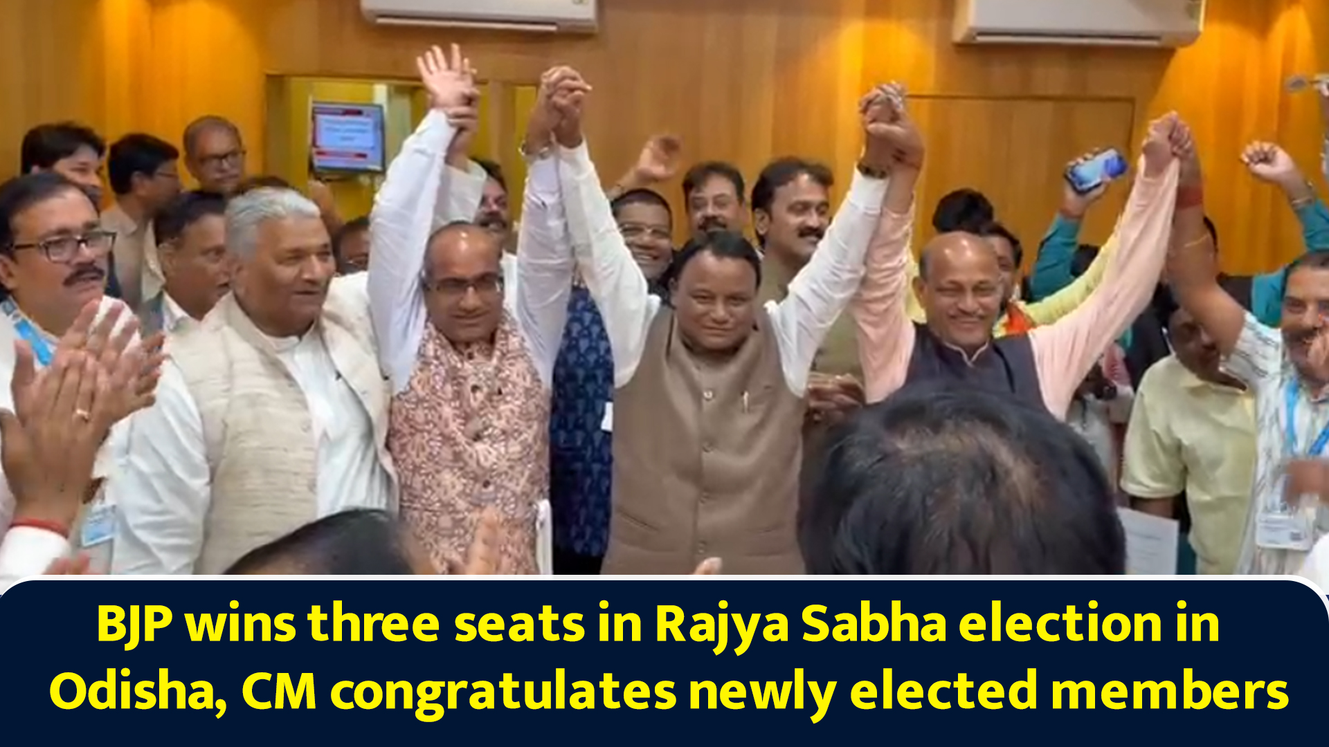 BJP wins three seats in Rajya Sabha election in Odisha, CM ...