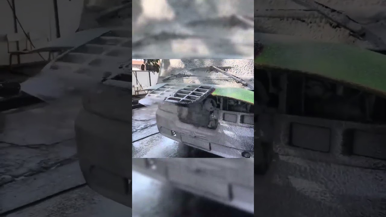 Pressure washer vs minibus 🚐