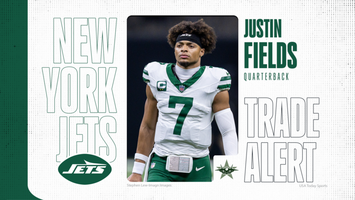 New York Jets cut ties with Justin Fields via trade