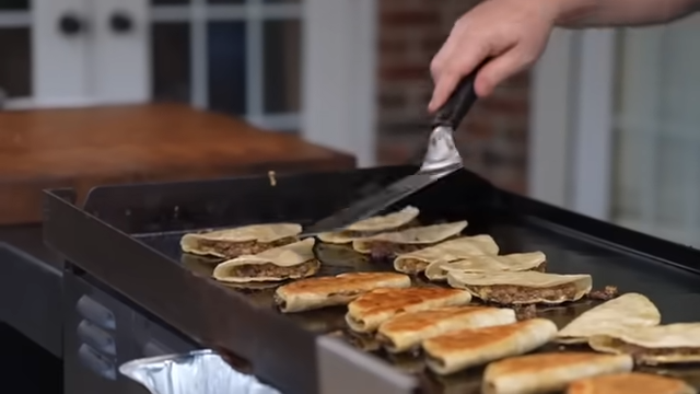 Watch these golden fried tacos dorados come together