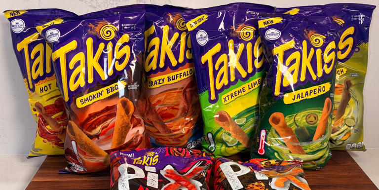 I tried 8 new Takis flavors—from pickle to hot honey, here's the best one