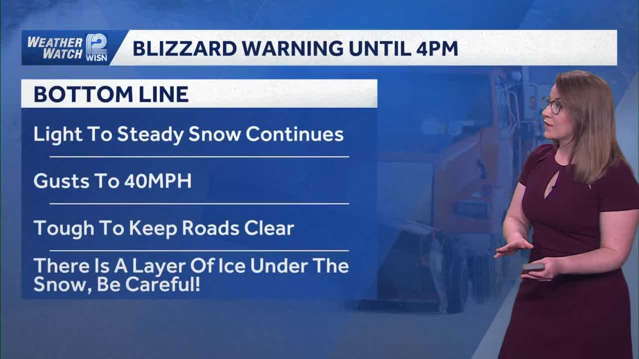 Blizzard slams southeastern Wisconsin with heavy snow, 45 mph winds