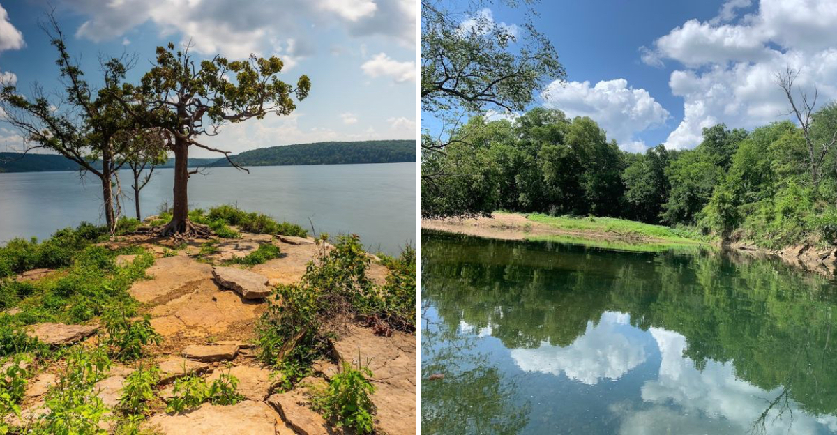 This remote Oklahoma lake feels like a hidden paradise in the marsh
