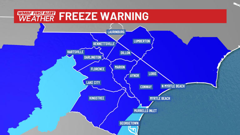 First alert: Near freezing temperatures tonight, freeze warning issued ...