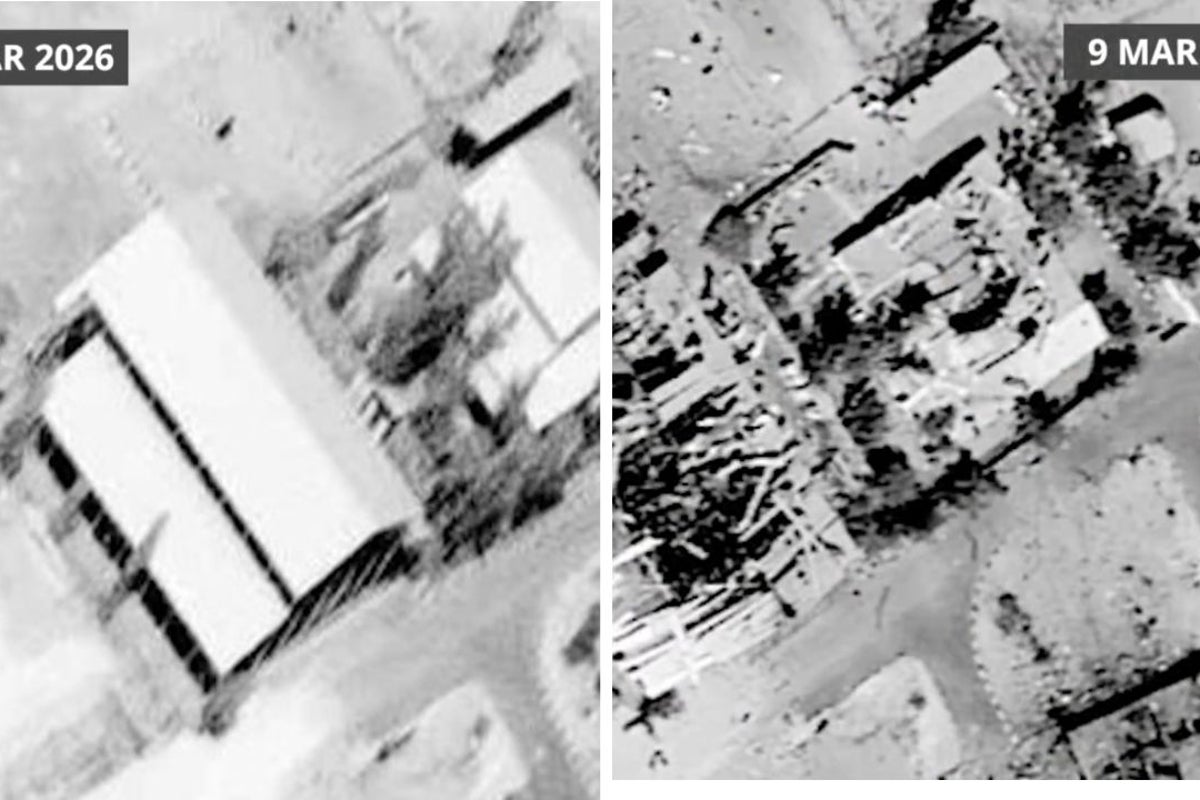 Shocking images shows extend of US bombing campaign in Iran