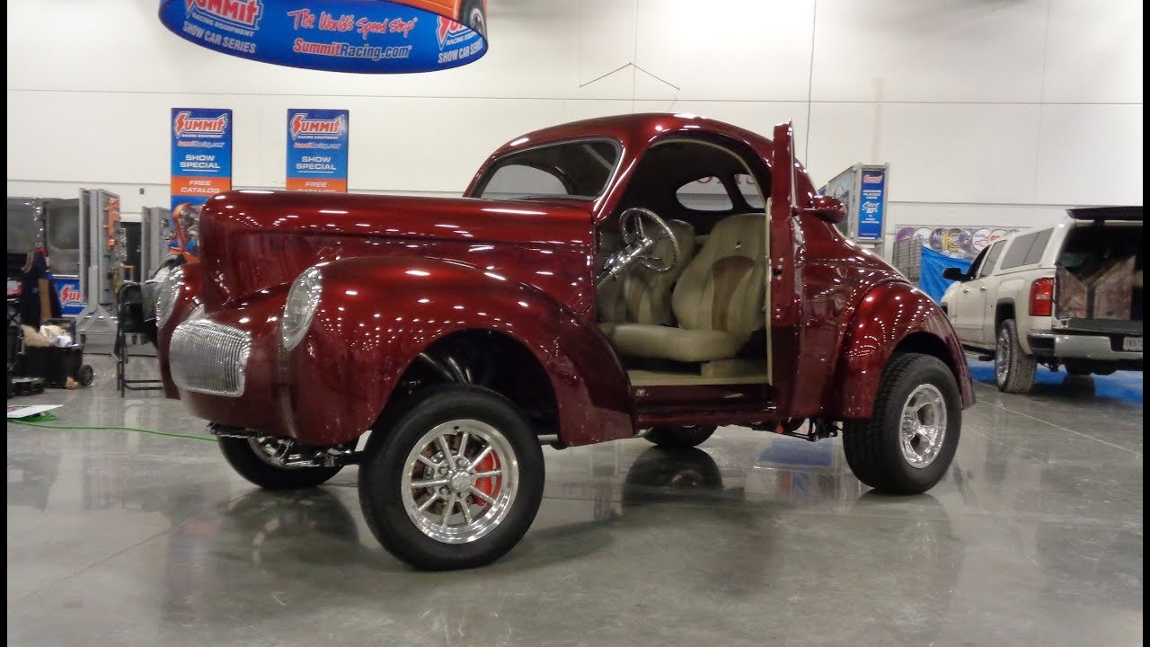 A flawless 1940 Willys coupe custom build