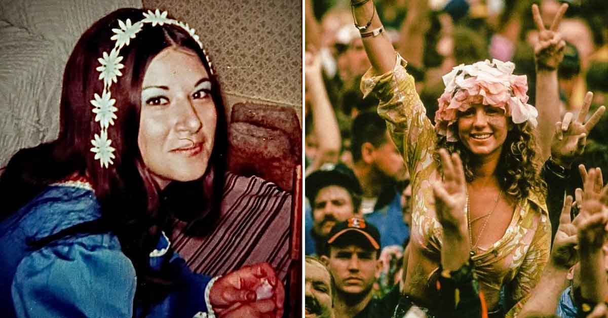 Photos showing just how strong '60s flower power was