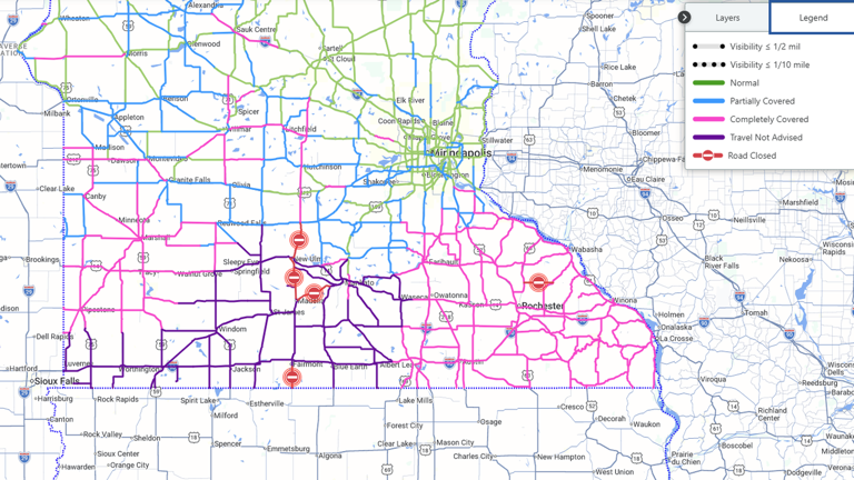 MN weather: Roads have reopened, conditions improving