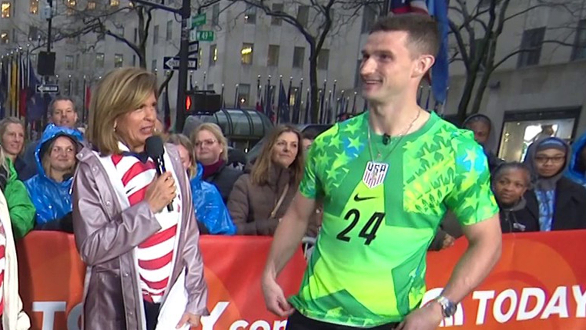 Matt Freese unveils US uniforms for 2026 Soccer World Cup