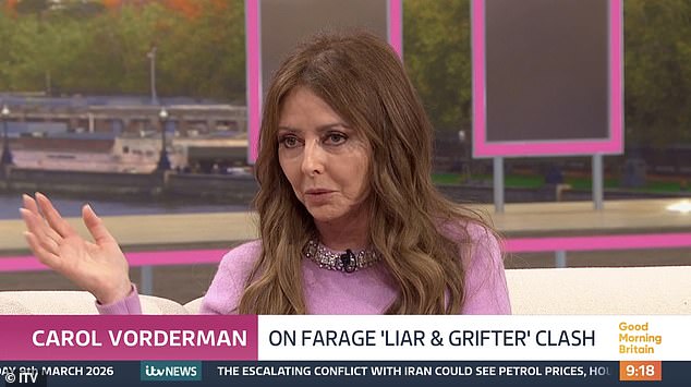 Carol Vorderman to take over TV channel for an entire day