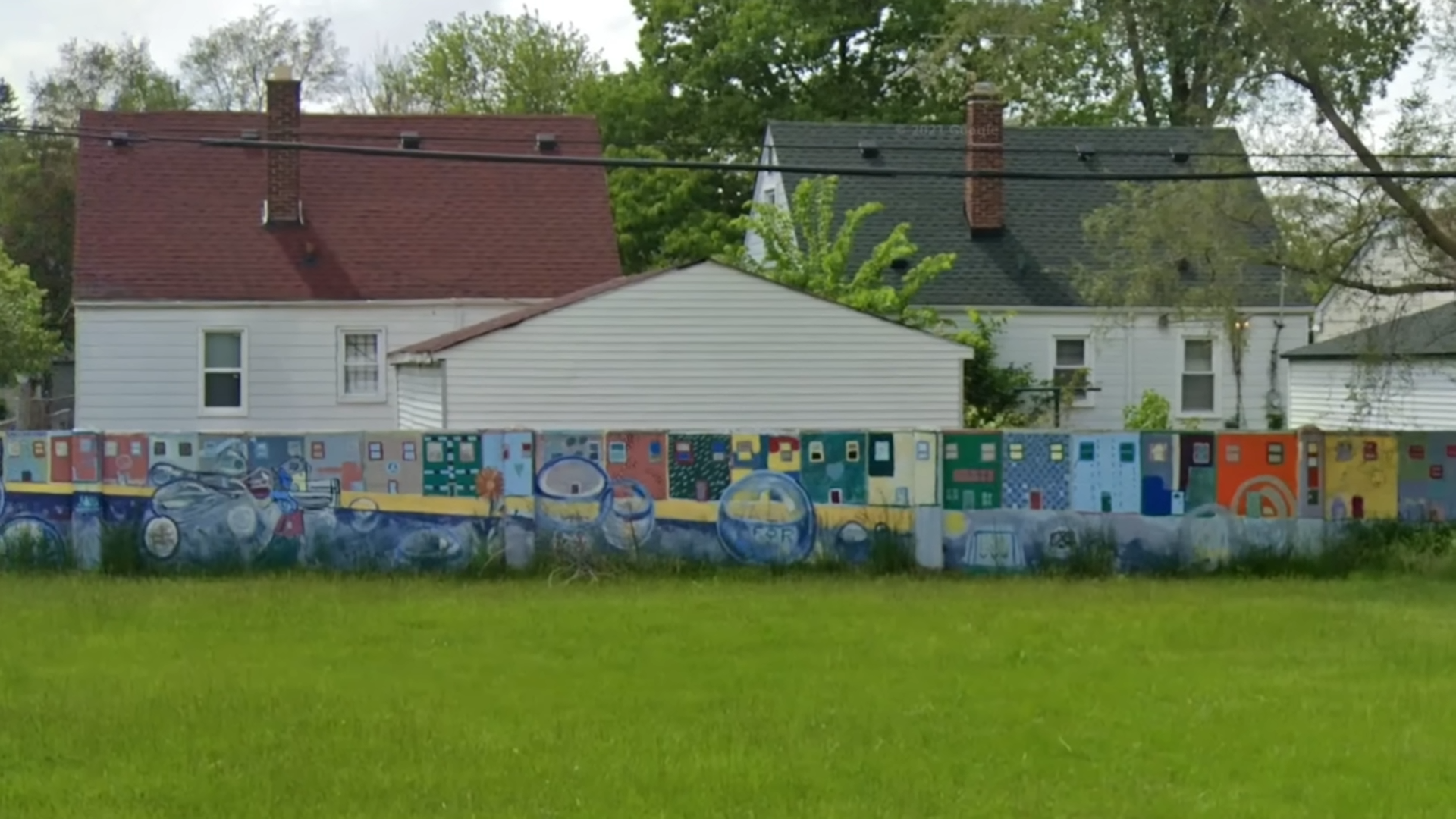 The 8-mile wall built to separate families