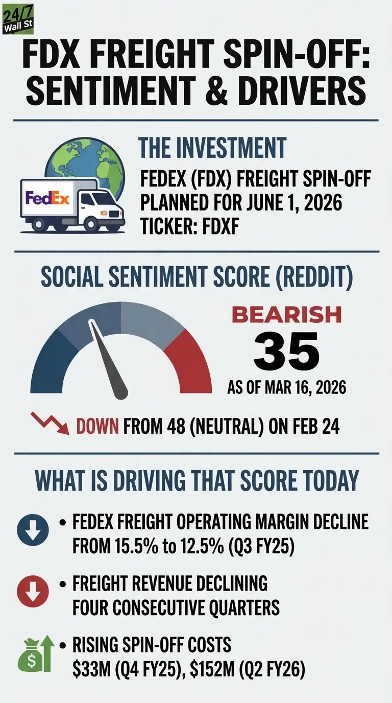 FedEx is up ~22% this year but Reddit traders are betting against the ...