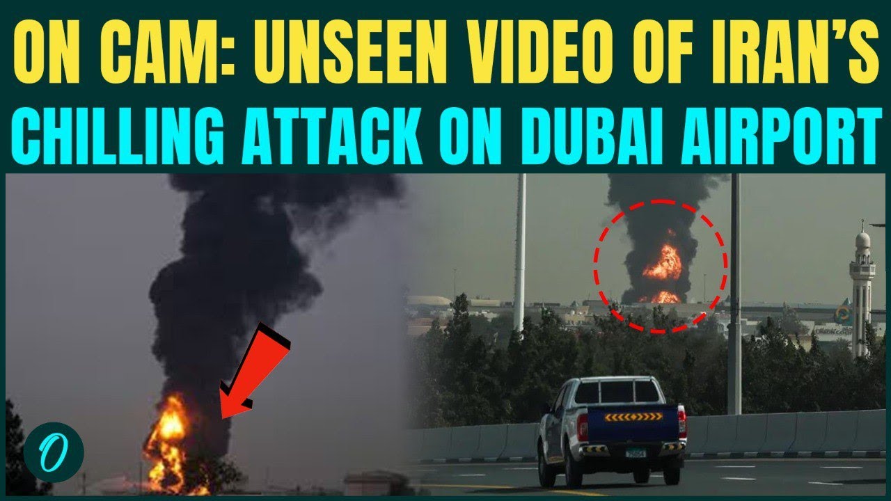 Raw footage: Iran bombs Dubai airport with Shahed drones, ballistic ...