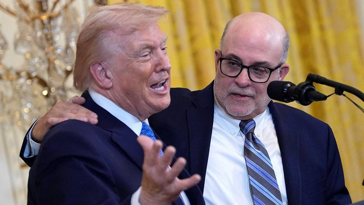 Donald Trump defends 'great' Mark Levin amid heated feud with 'jealous ...