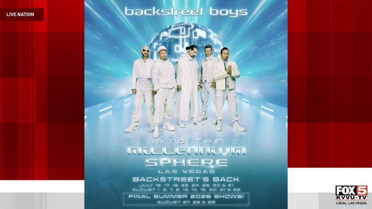 Backstreet Boys announce final 2026 dates for Sphere residency