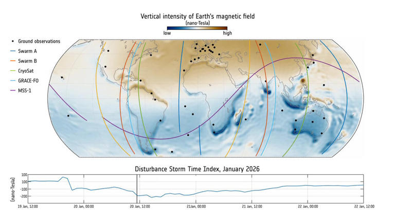 ICE satellite detects powerful geomagnetic storm with precision