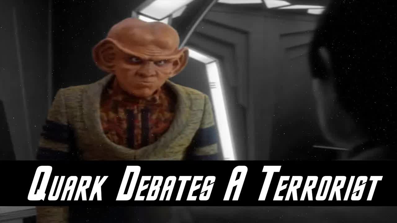 Scene Analysis : Quark and Capitalism Defeats a Vulcan