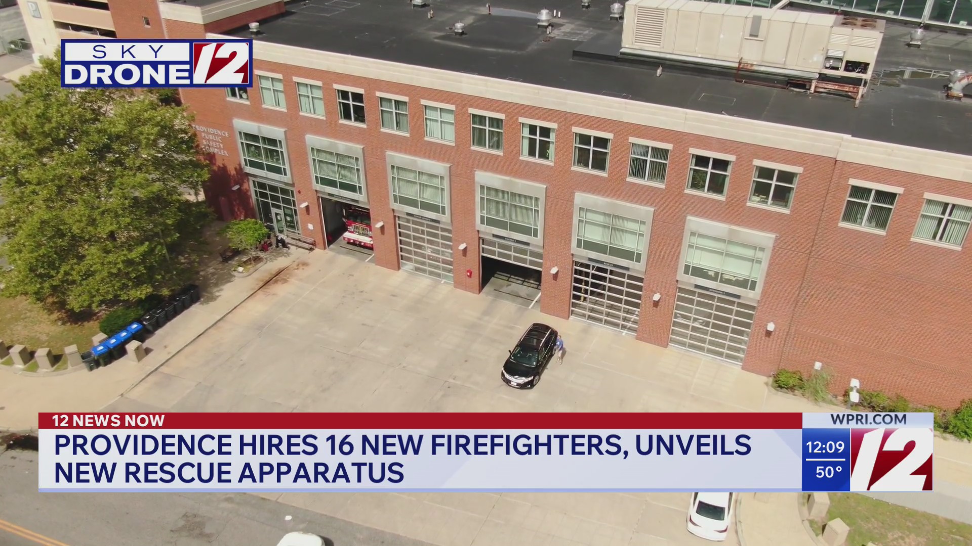 Providence Fire unveils new rescue vehicle, hires 16 firefighters