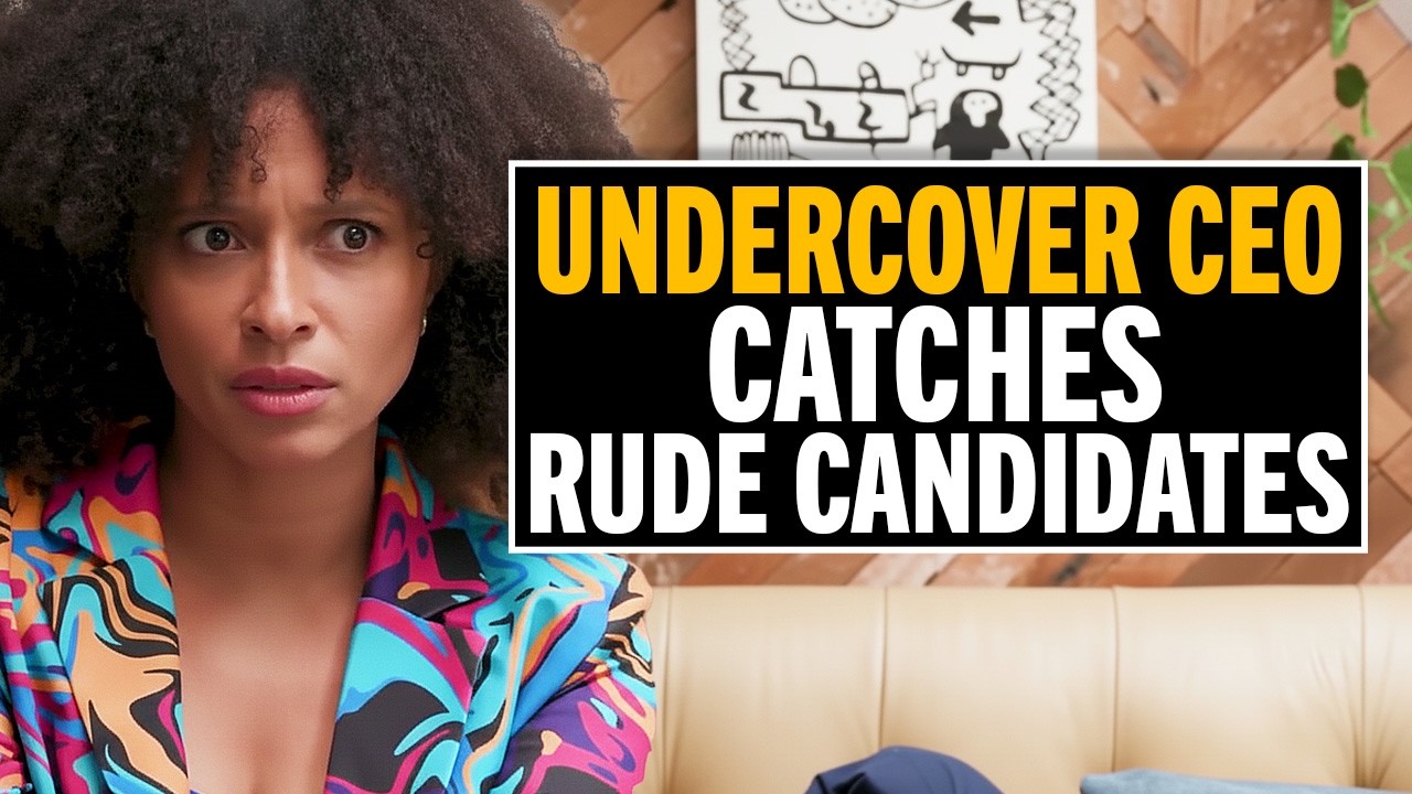 Undercover CEO catches candidates misbehaving