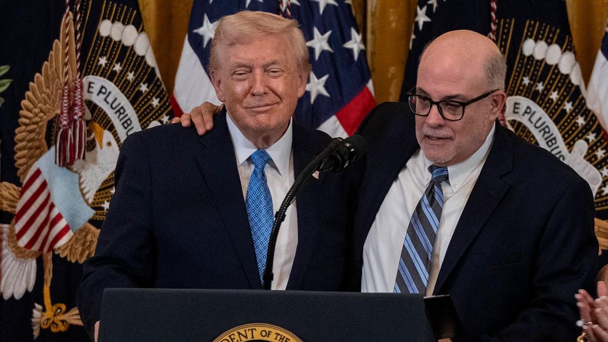 Donald Trump defends 'great' Mark Levin amid heated feud with 'jealous ...