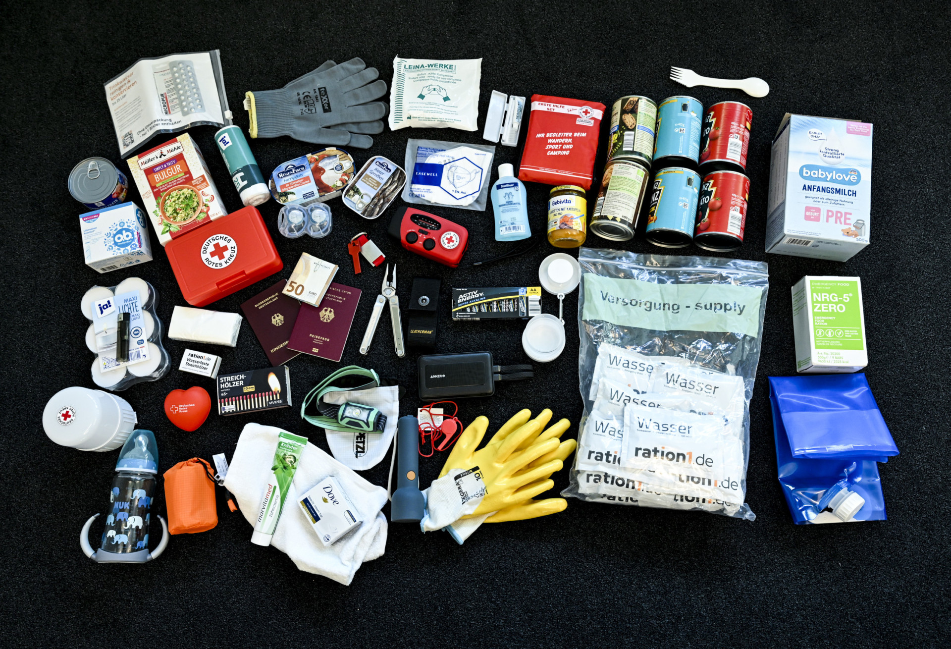 The supplies you need in an emergency