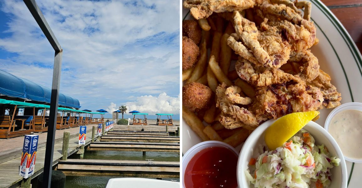 The crispy fried shrimp at this Texas spot is what keeps the place packed