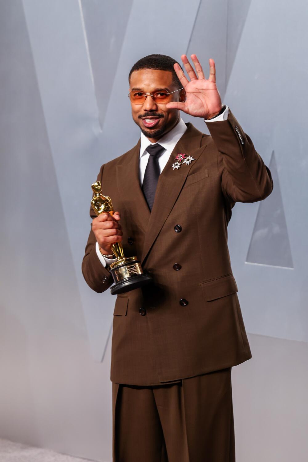 Michael B Jordan pops in and then out of an In-N-Out after lead actor ...