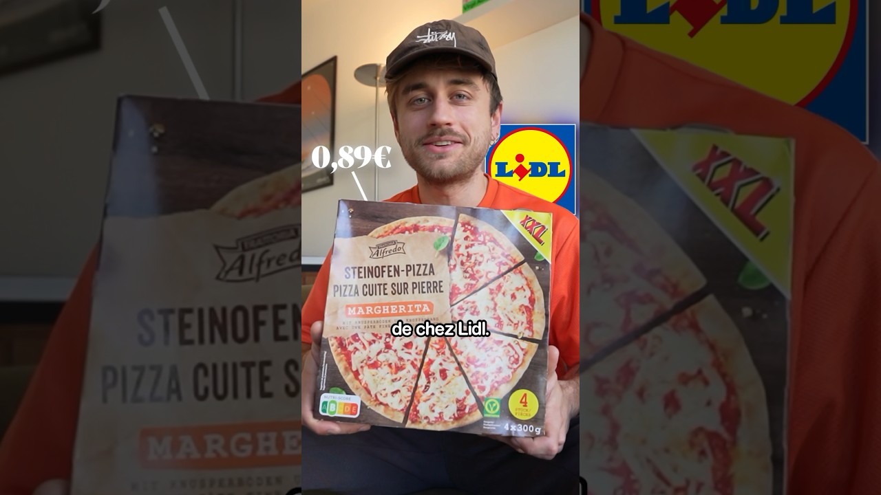 Je teste la pizza Lidl à 0,80 € 🍕