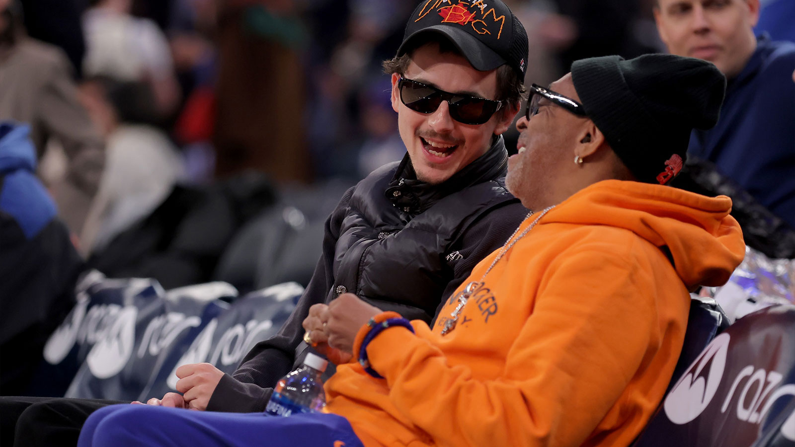Timothée Chalamet stuns with new look at Knicks’ dramatic ECF Game 1 win