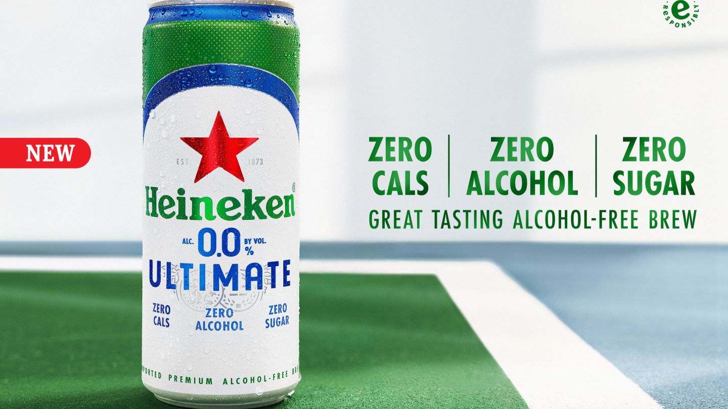 Heineken launches zero-calorie non-alc beer