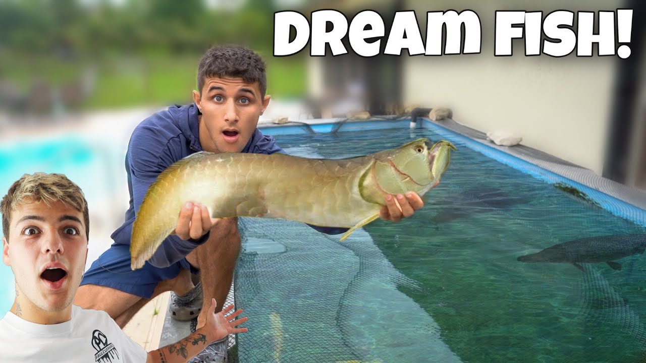 I surprised Paul with his dream fish!🐟