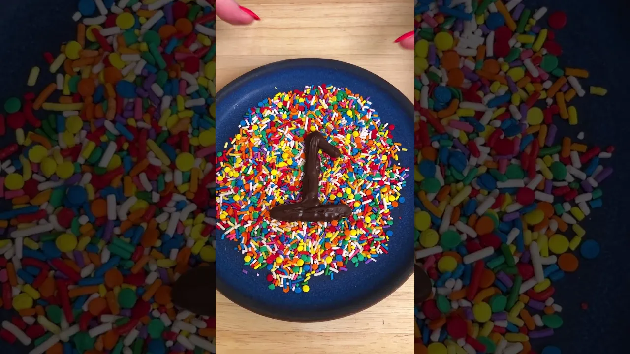 Custom cake toppers! 🎉 #birthdaycake #cake #kidsbirthday #sprinkles