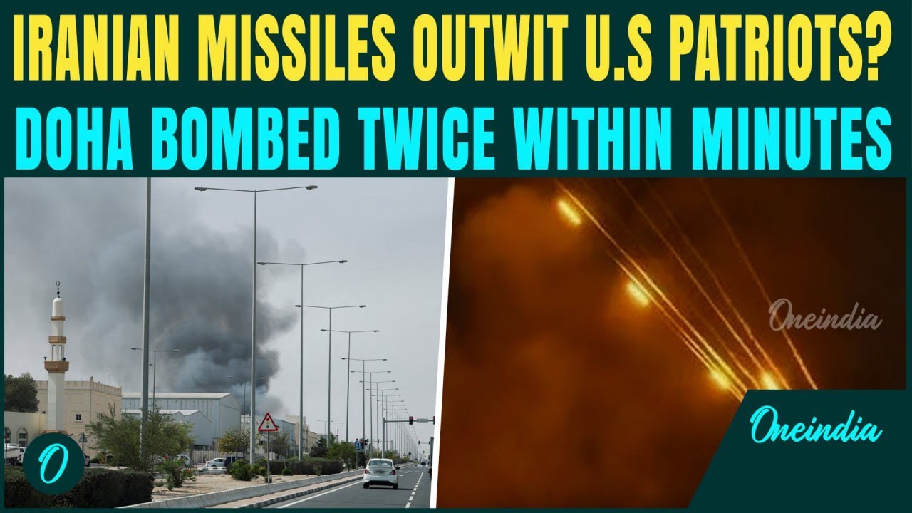 Iran bombs Doha breaking: Iran missiles pound Doha in 2 back-to-back ...