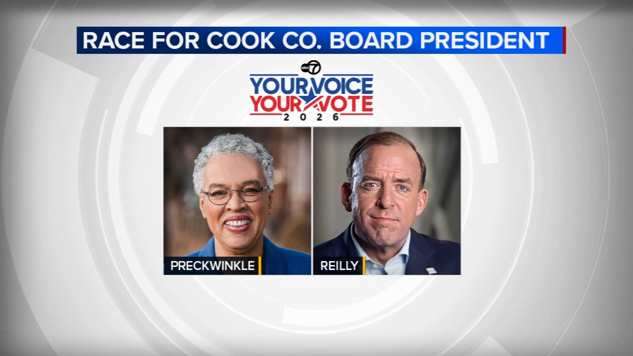 Cook County Board President Preckwinkle and challenger Ald. Reilly make ...
