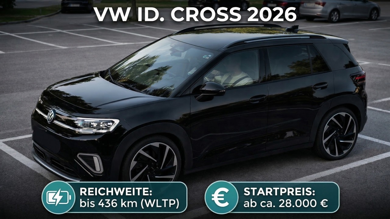 VW ID. Cross (2026) – neuer Elektro-SUV für unter 30.000 Euro