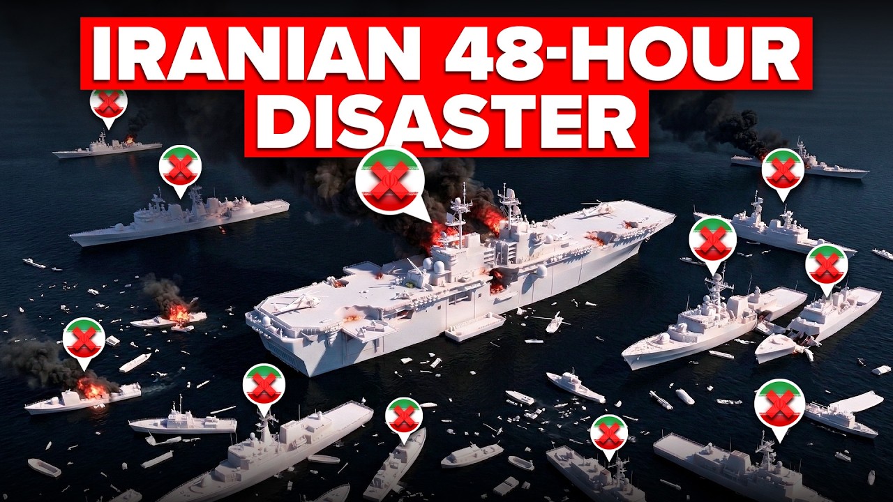 Iran just challenged the US Navy then its entire fleet was destroyed in ...