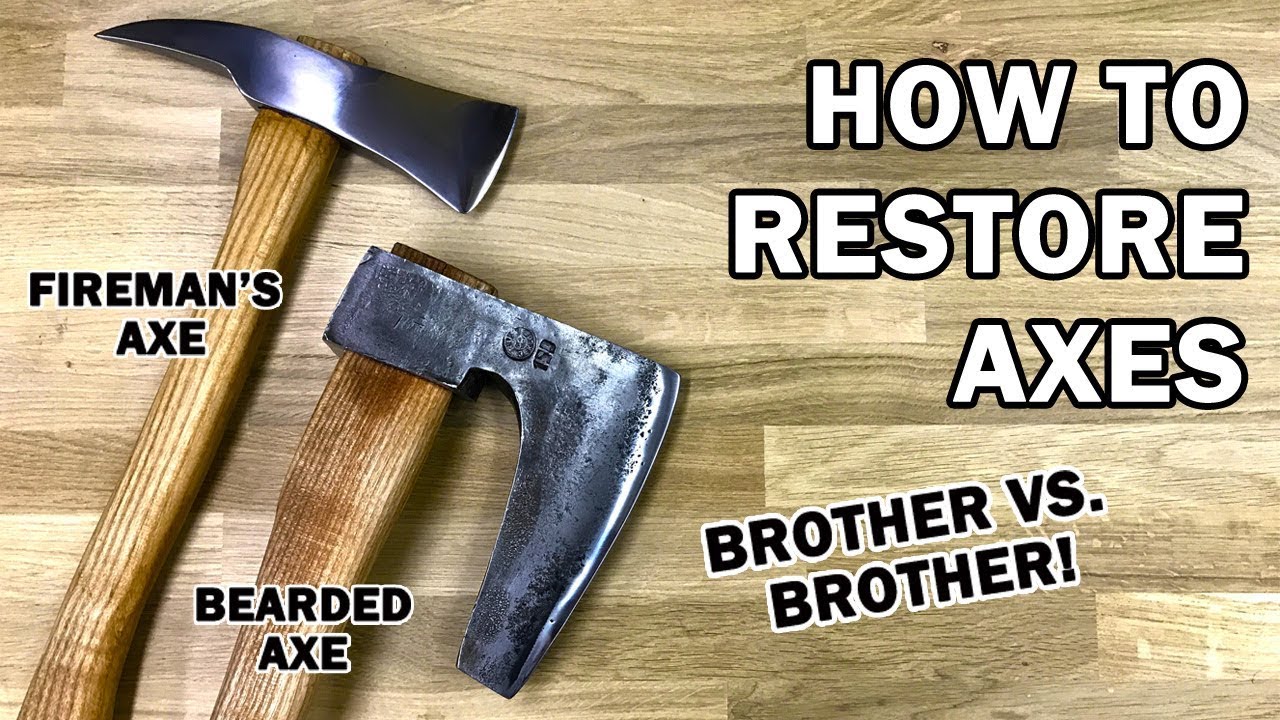From rust to shine: Axe restoration process