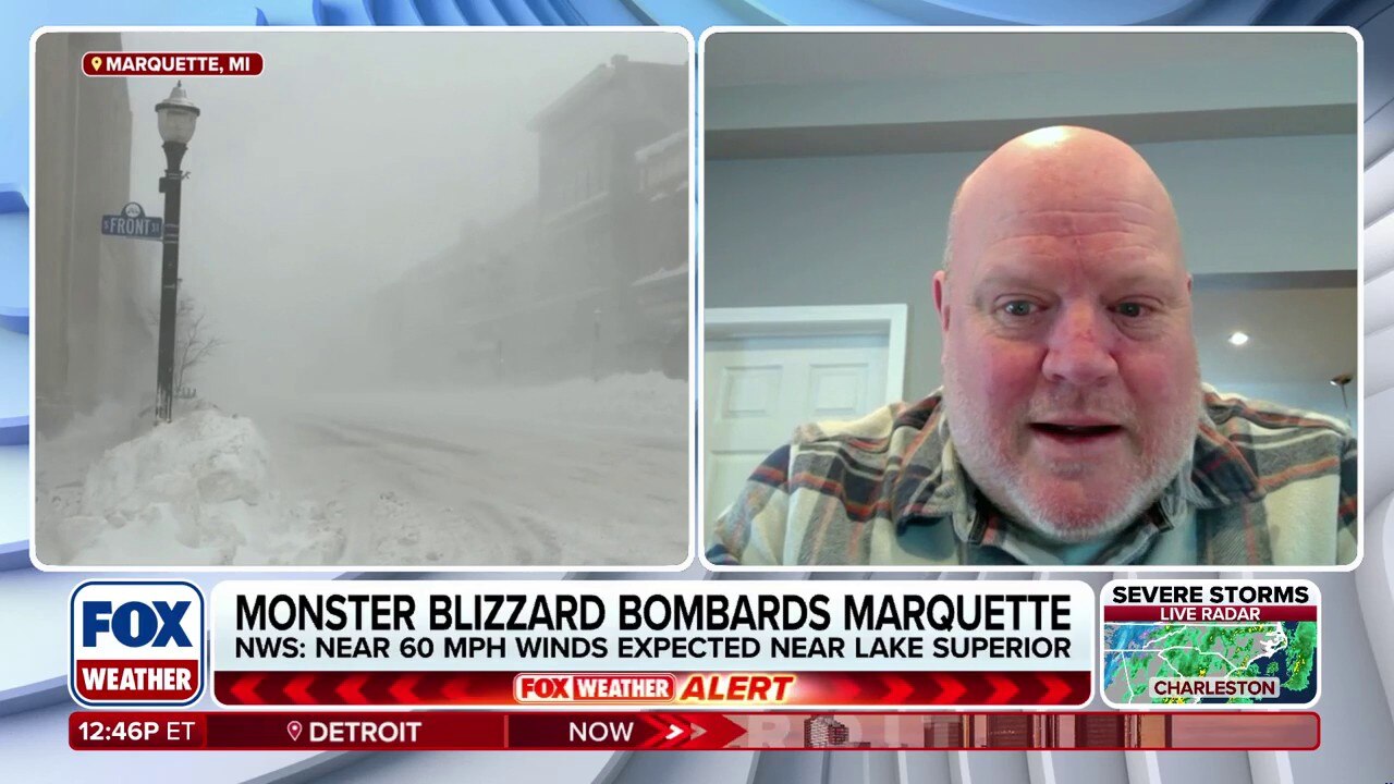 Mayor of hard-hit Michigan city talks about ongoing blizzard