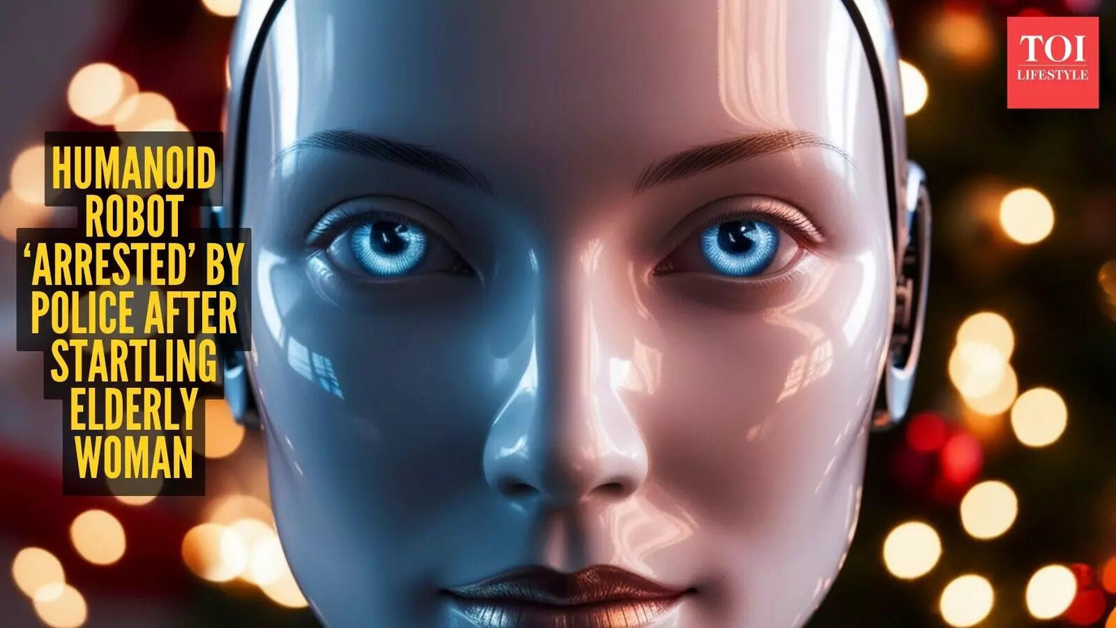Humanoid robot 'arrested' by police after startling elderly woman; she ...