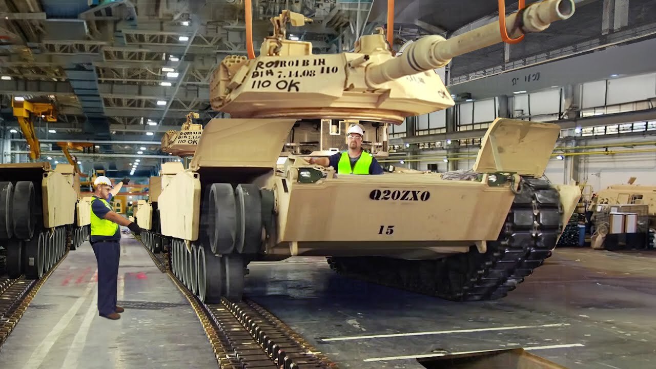 Exploring massive US factory revamping military's top tanks