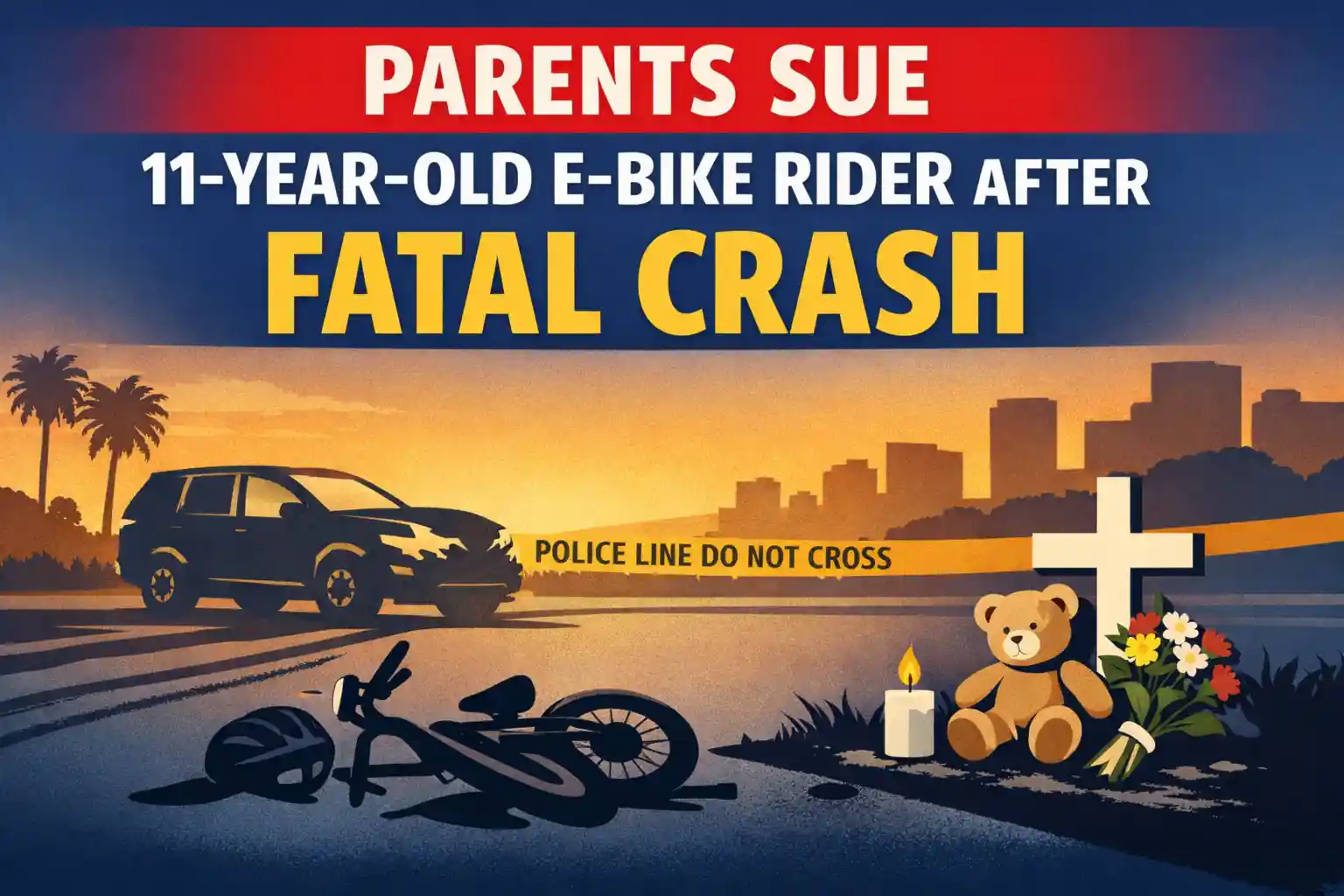 Parents sue 11-year-old e-bike rider after chain-reaction crash that ...