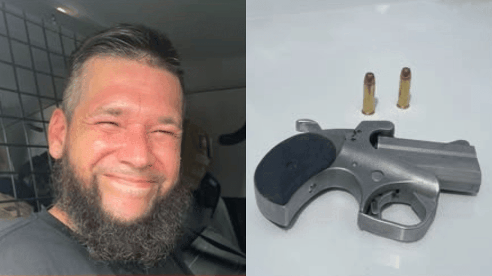 Convicted felon arrested on firearms possession, evading arrest charges