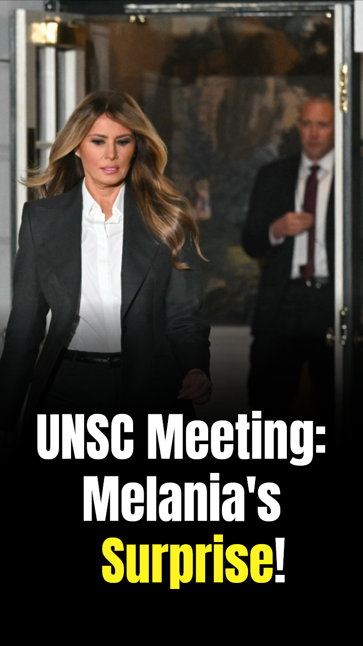 Melania Trump makes history as first sitting first lady to chair UNSC ...