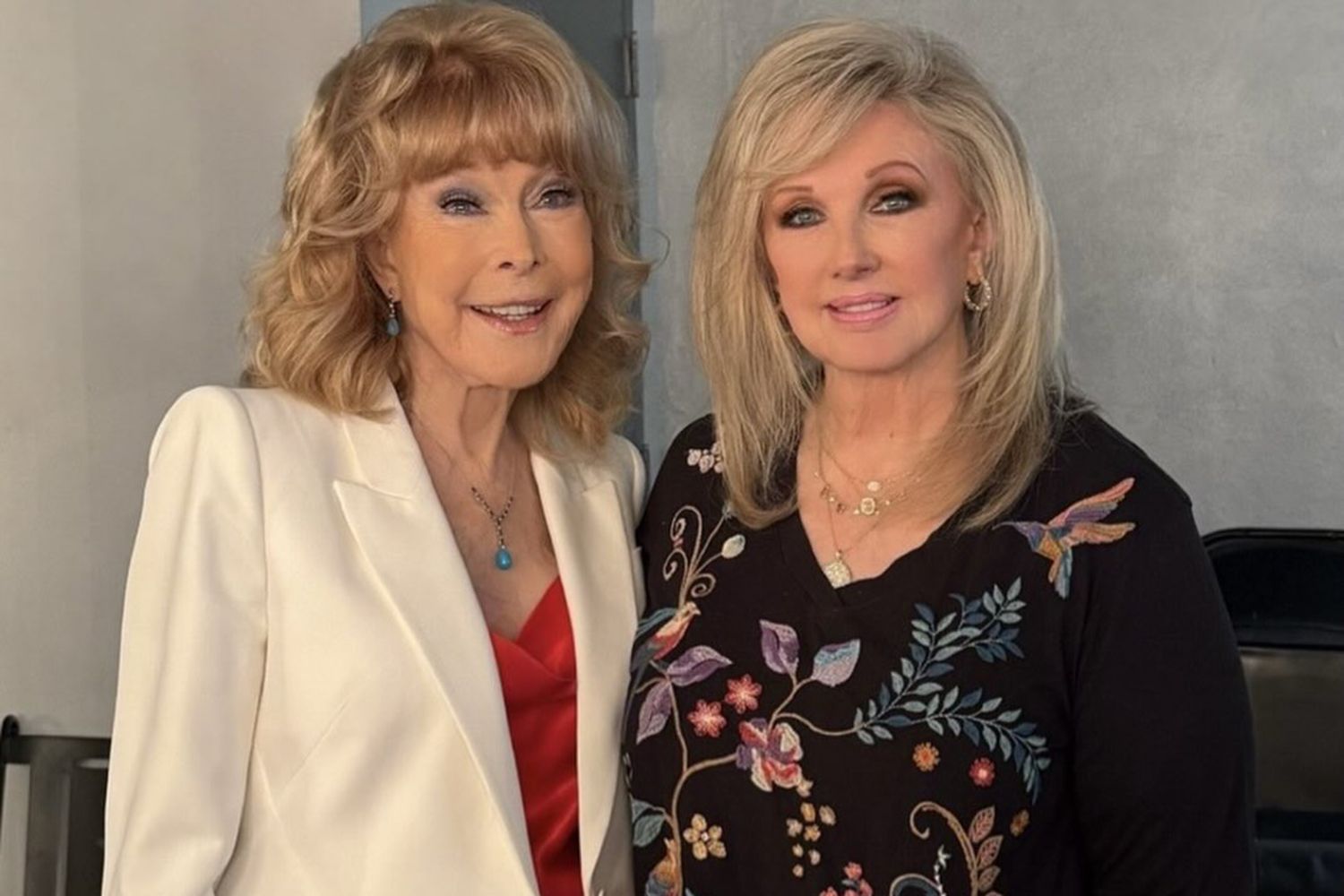 Morgan Fairchild, 76, shares photo from run-in with fellow TV icon ...