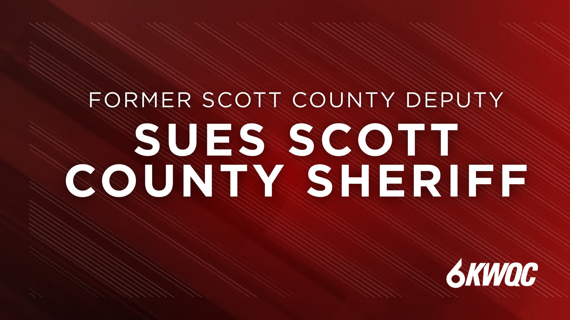 Former Scott County deputy sues Scott County sheriff
