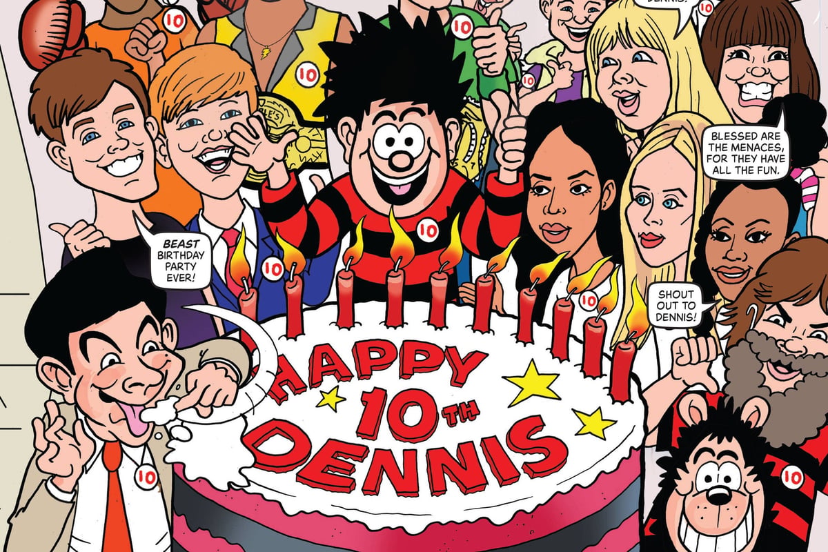Stars reimagined as 10-year-olds to mark 75th anniversary of Dennis the ...
