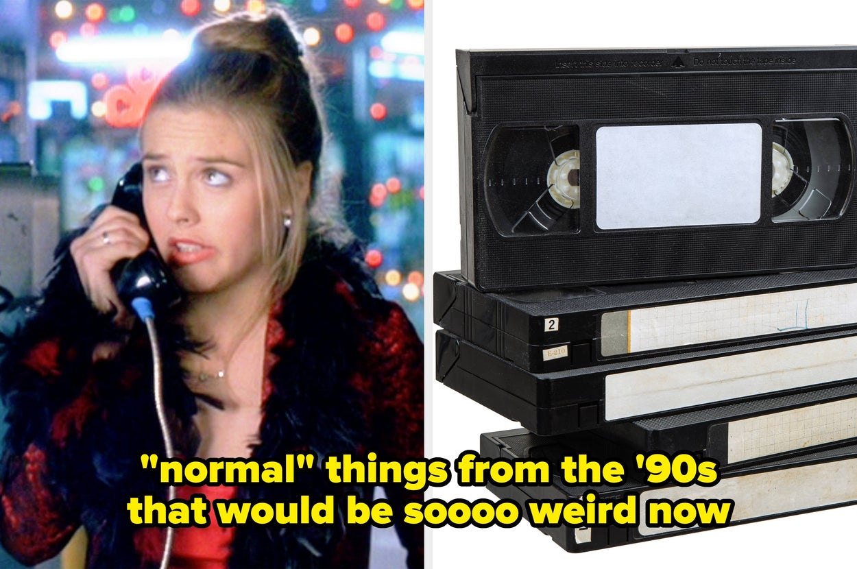 22 things that were totally normal in the '90s but would be suuuuper ...